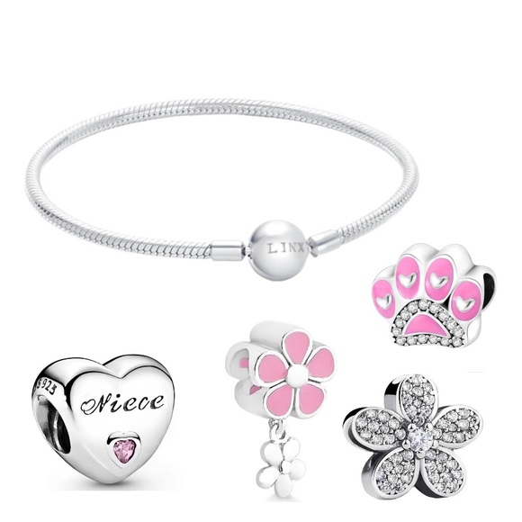 Linx | Jewelry | Linx Bracelet With Niece Themed Charms | Poshmark